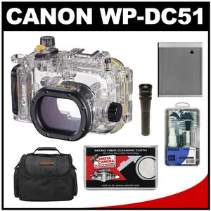 Canon Wp-dc51 Waterproof Underwater Housing Case For Powershot S120 Digital Camera With Led ...